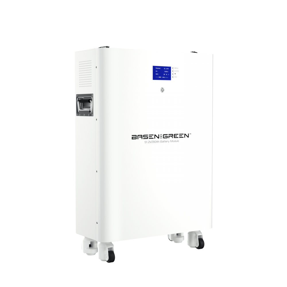 BasenGreen 11.7KW Wall-Mounted 51.2V 230ah LiFePO4 Battery Pack for ...