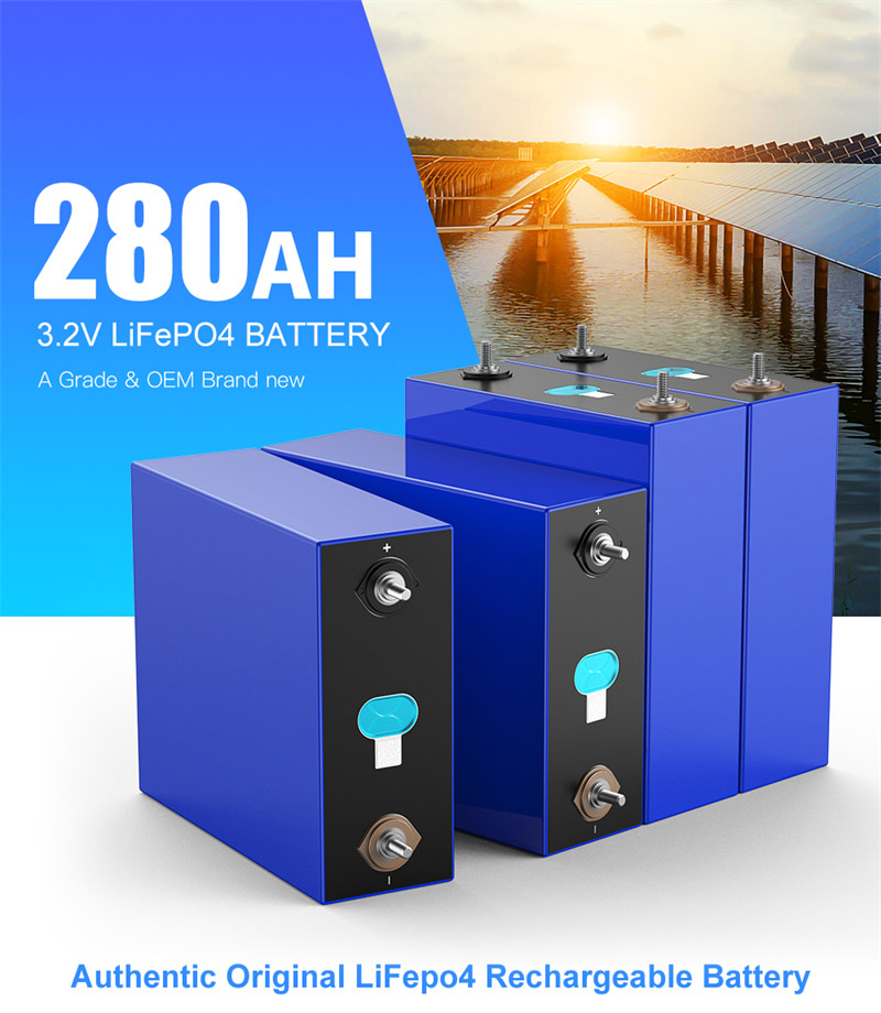 USA Stock EVE 3.2V 280K LiFePO4 Lithium Ion Prismatic Battery Cells ...